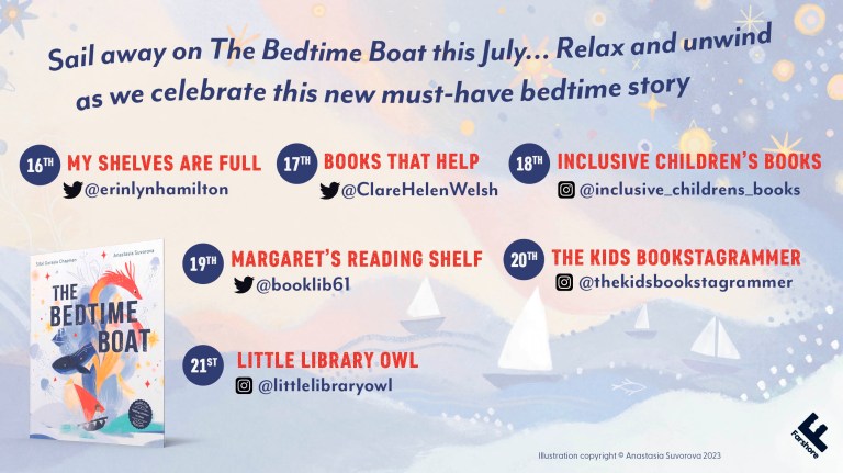 The Bedtime Boat Blog Tour – My Shelves Are Full
